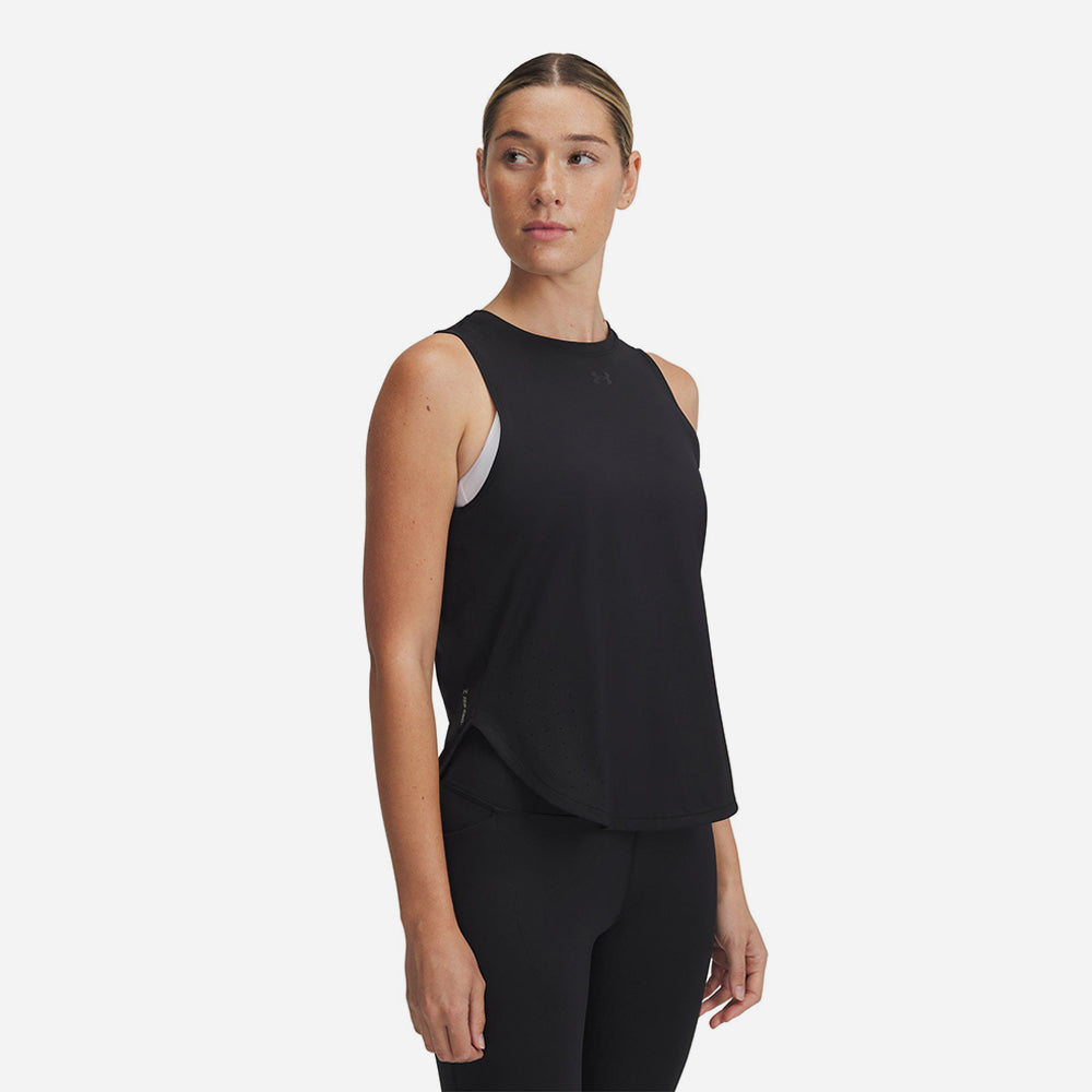 Áo Ba Lỗ Nữ Under Armour Launch Elite: Công Nghệ Vải Siêu Khô Thoáng